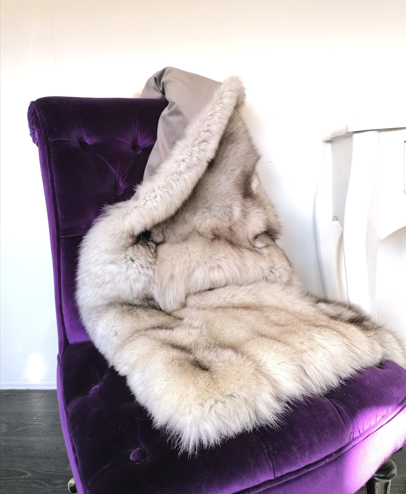How to Re Use Vintage Fur in your Home | Millie Scott Studio