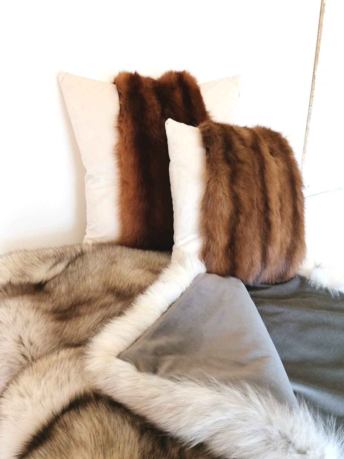 How to Re Use Vintage Fur in your Home | Millie Scott Studio